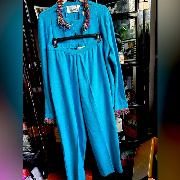 Fabrikant by Steve | Pants & Jumpsuits | Three Piece Knit Outfit | Poshmark